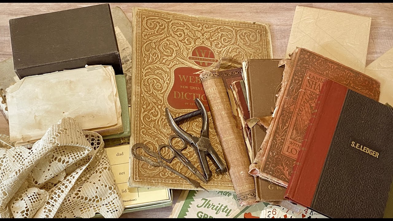 THRIFT STORE & VINTAGE SHOP FINDS FOR JUNK JOURNALING: What I Look For ...