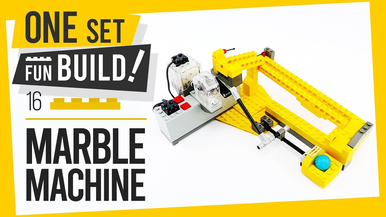 16: MARBLE MACHINE [ MOC With Lego 4094 ] - YouTube