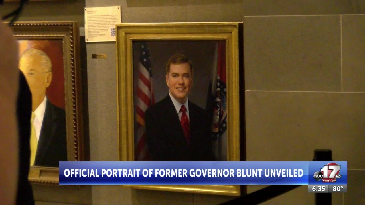 Former Governor Matt Blunt's official portrait unveiled - YouTube