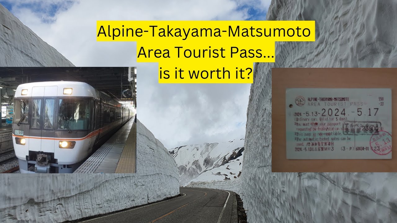 5-Day Alpine-Takayama-Matsumoto Area Tourist Pass 2024 | Japan DIY ...