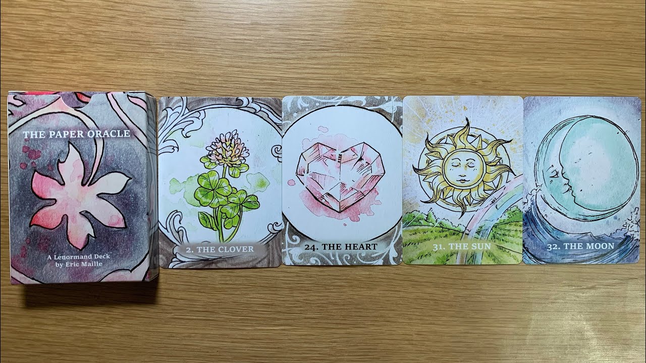 "The Paper Oracle" Lenormand Deck | 雷諾曼 - YouTube