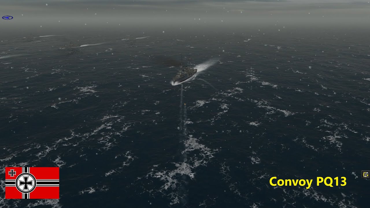 Atlantic Fleet| German Single Battles Mission #21: Convoy PQ13 - YouTube