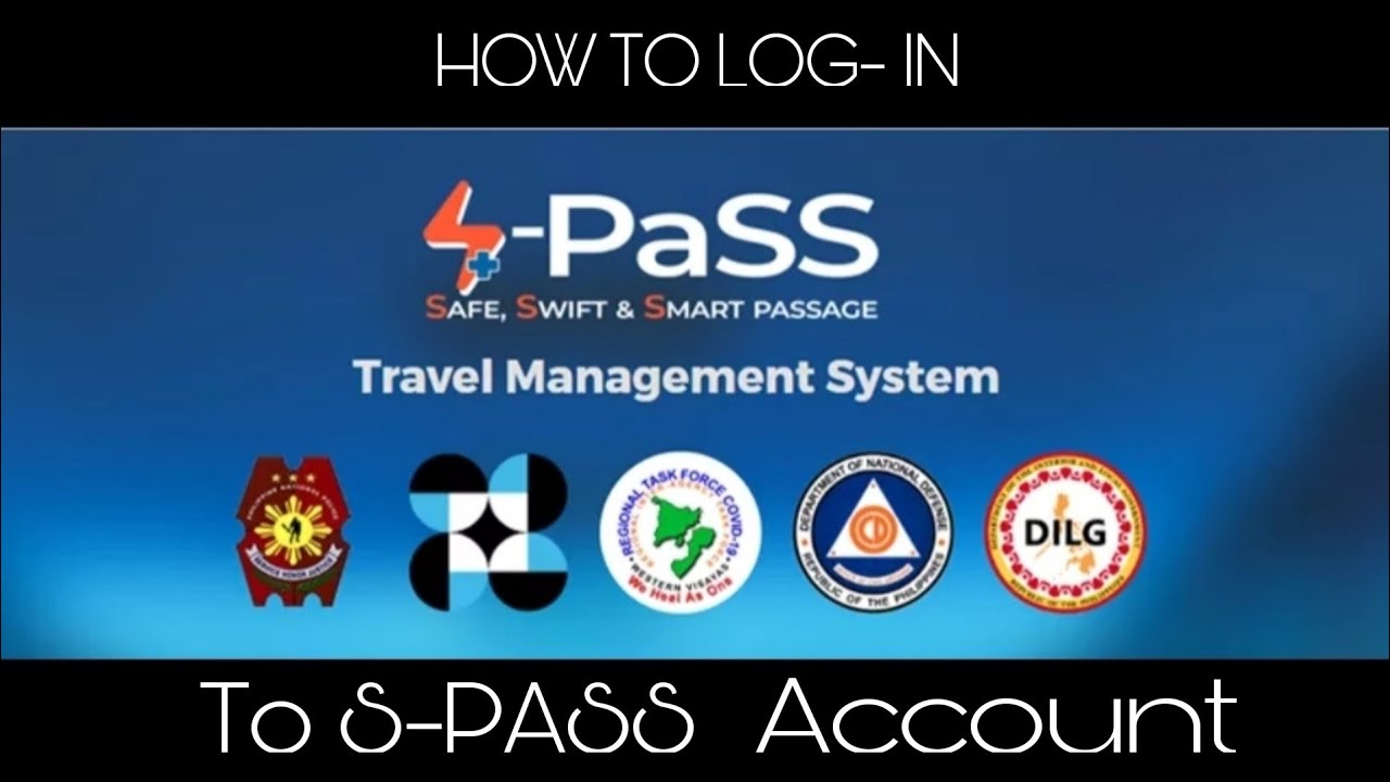 Paano Mag Log-in sa S-PASS Account | How to Log-in S-PASS Acc. | SPASS ...