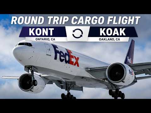 PMDG 777F | Real World Fedex OPS | Ontario - Oakland (Round-trip) | VATSIM