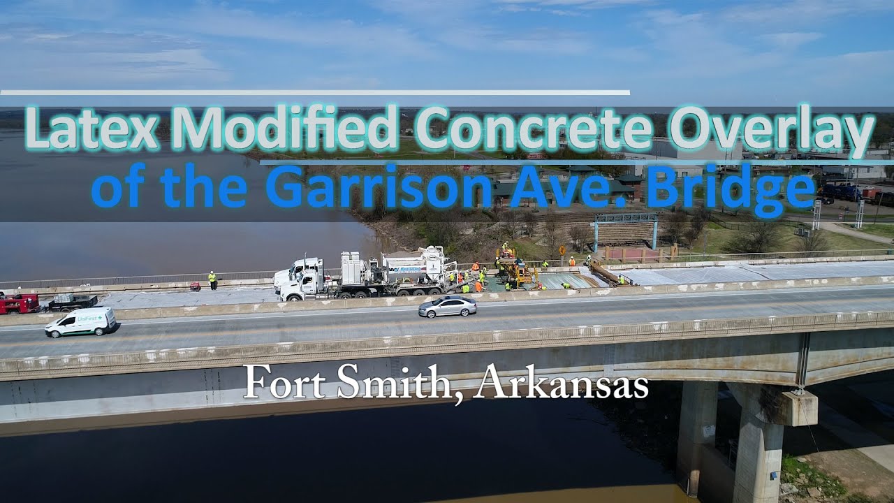 Arkansas DOT Garrison Ave Bridge Project - YouTube