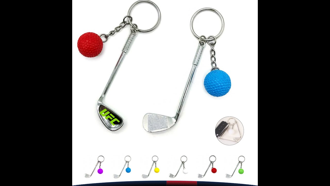 Golf Key Chain - YouTube