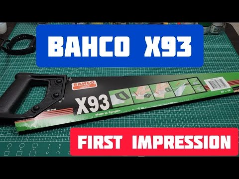 Gergaji Hand Saw Bahco X93 First Impression - YouTube