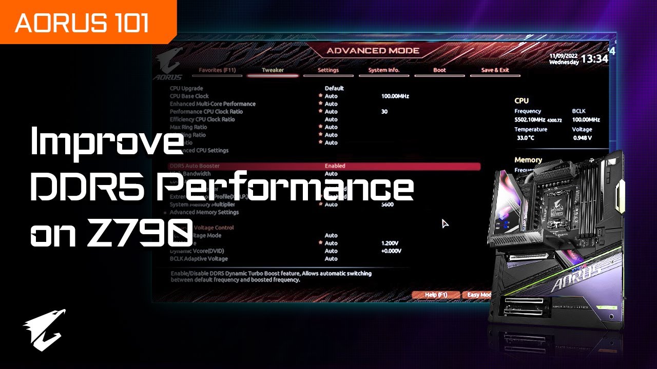 Quick Guide to Improve DDR5 Performance on AORUS Z790 Motherboards ...