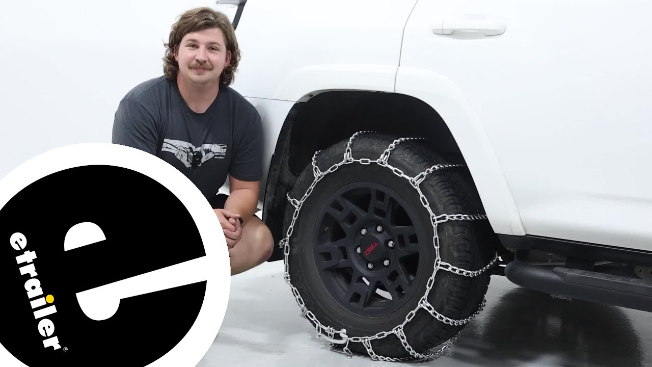 etrailer | How to Install the Titan Chain Twist Link Snow Tire Chains ...