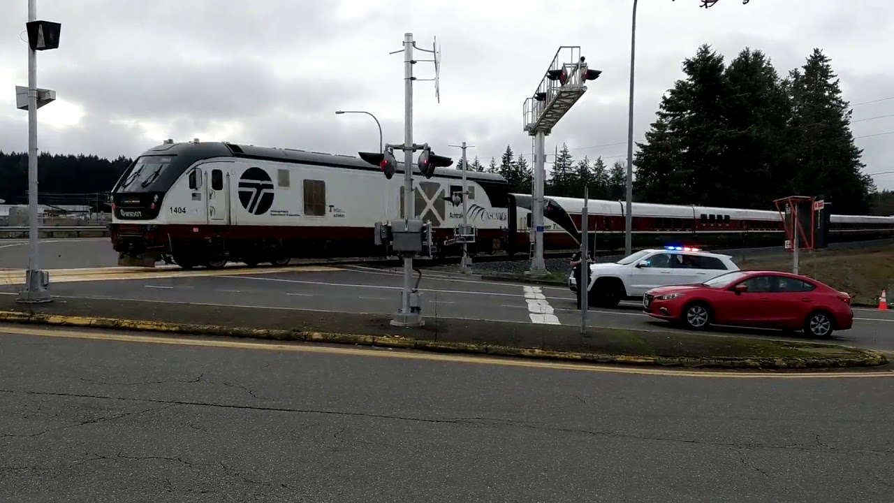 Amtrak testing on the Point Defiance Bypass in Dupont, WA 1-16-2021 ...