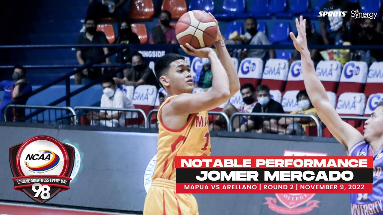 NCAA Season 98 | Notable Performance: Jomer Mercado (Mapua vs Arellano ...
