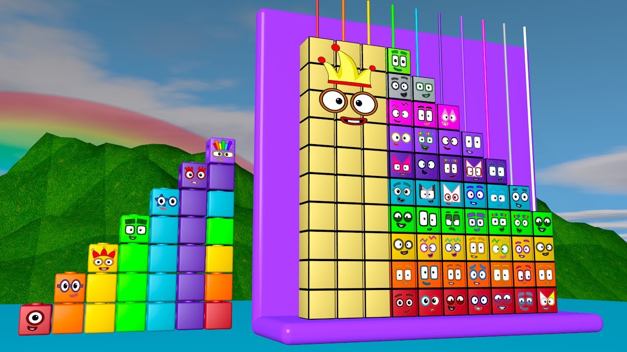 BIG Numberblocks Cube Counting 1 35 70 100 NEWEST Learn to Count ...