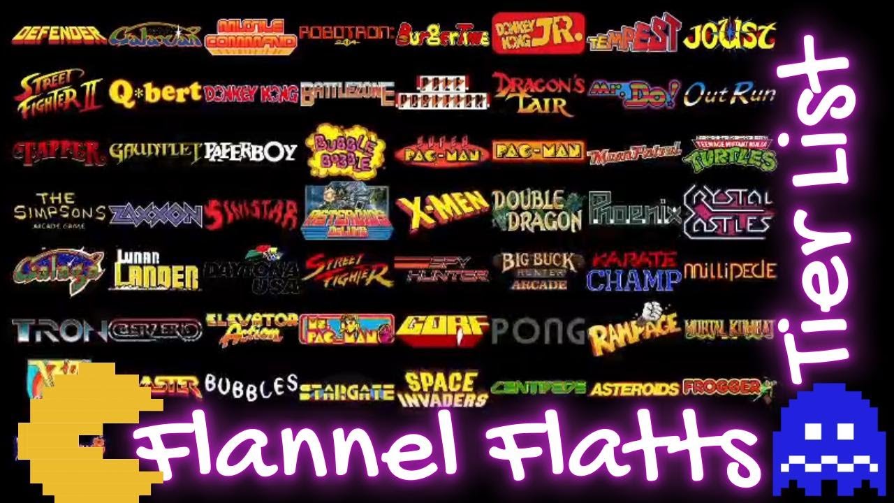 Ranking Classic Arcade Games! | Flannel Flatts - YouTube