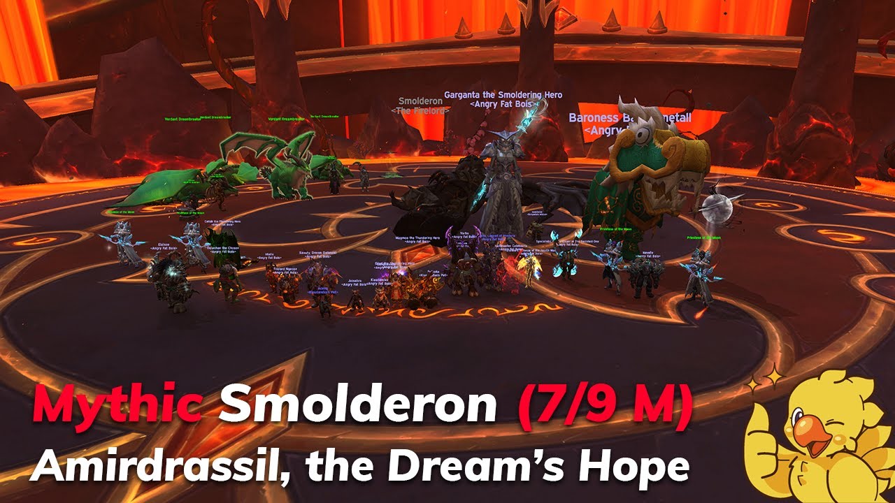 [WoW] Mythic Smolderon (7/9 M) - Amirdrassil, the Dream's Hope - Druid ...