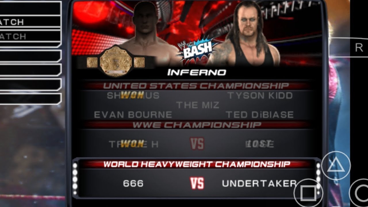 Smackdown versus Raw 2011 info match for Championship | how to win ...