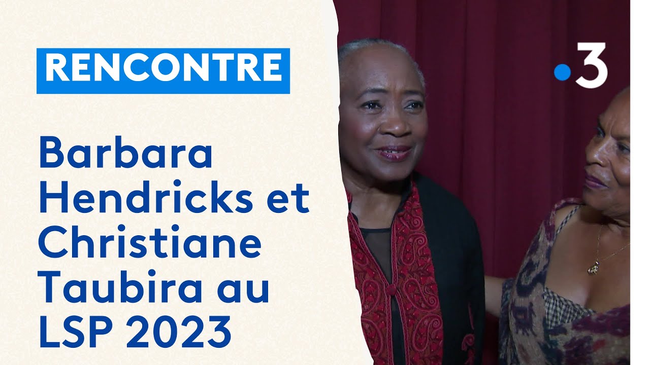 Barbara Hendricks et Christiane Taubira au Livre sur la Place - YouTube