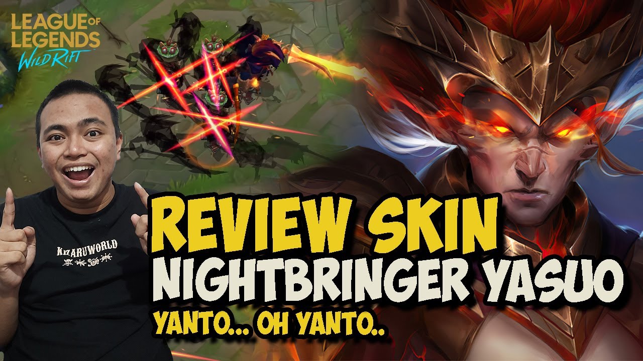 SKIN NIGHTBRINGER YASUO!! GILA SKIN LEGEND FULL EFEK!! Gameplay WIld ...