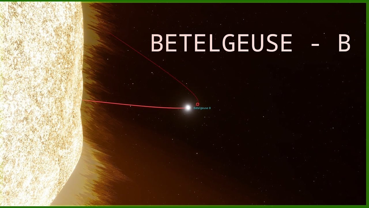 Betelgeuse B ? in Space Engine - companion star siwarha , with Red ...