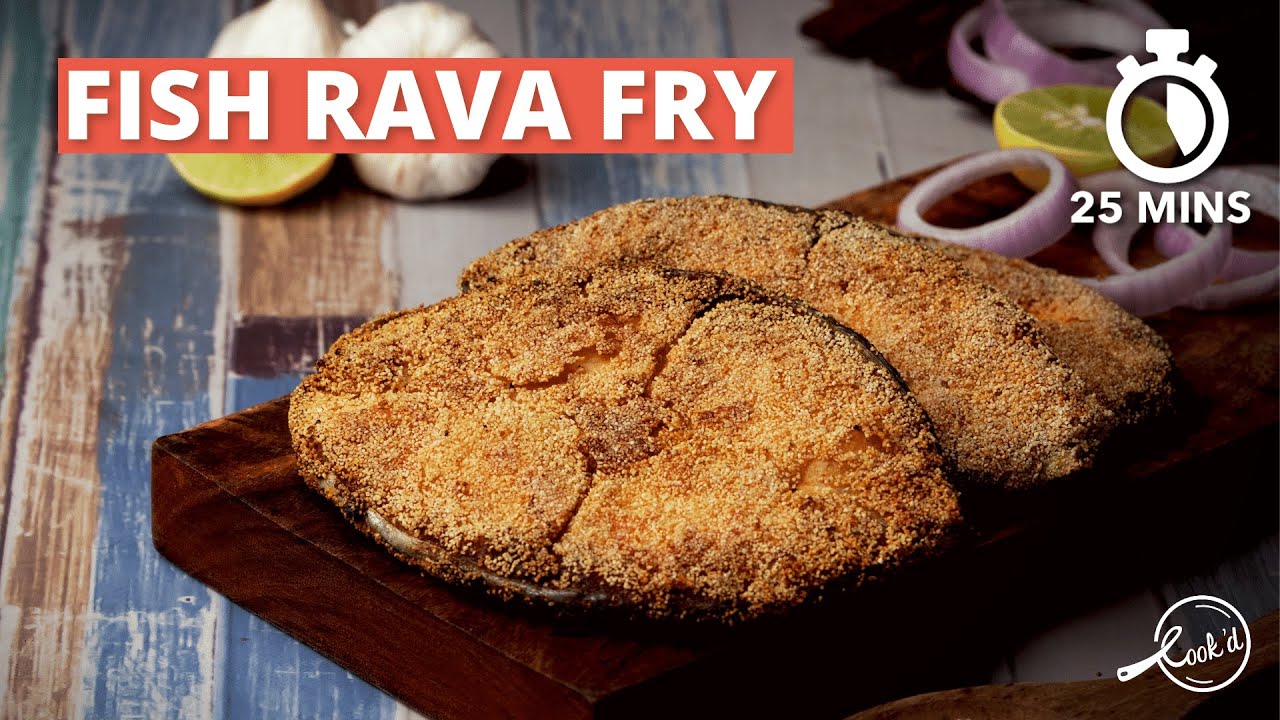Fish Rava Fry Recipe | How to make Fried Fish | Mangalorean cuisine ...