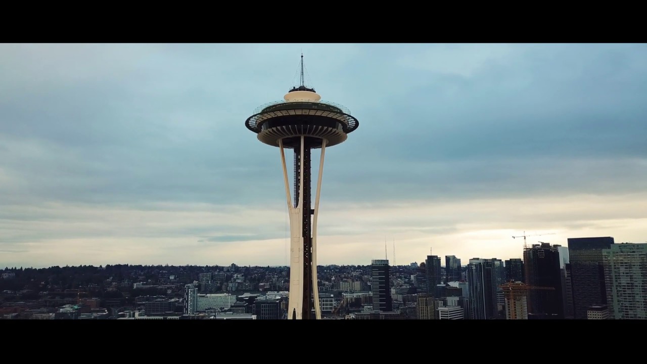 Seattle, Washington - 4K Aerial Footage - YouTube