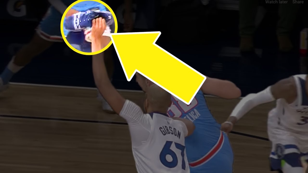 BLOCKED BY A SHOE??? Times NBA Players GOT CAUGHT Cheating! - YouTube