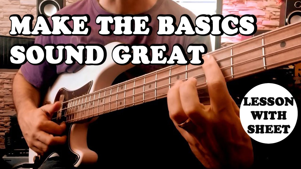 MAKE THE BASIC SLAP SOUND GREAT // Slap Bass Lesson - YouTube