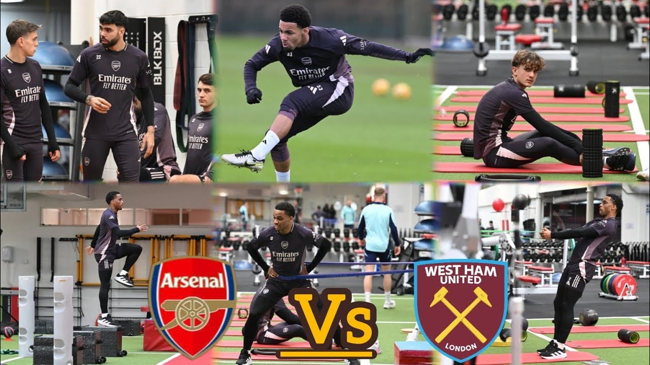 INSIDE-TRAINING, ARSENAL FC Vs WESTHAM - YouTube