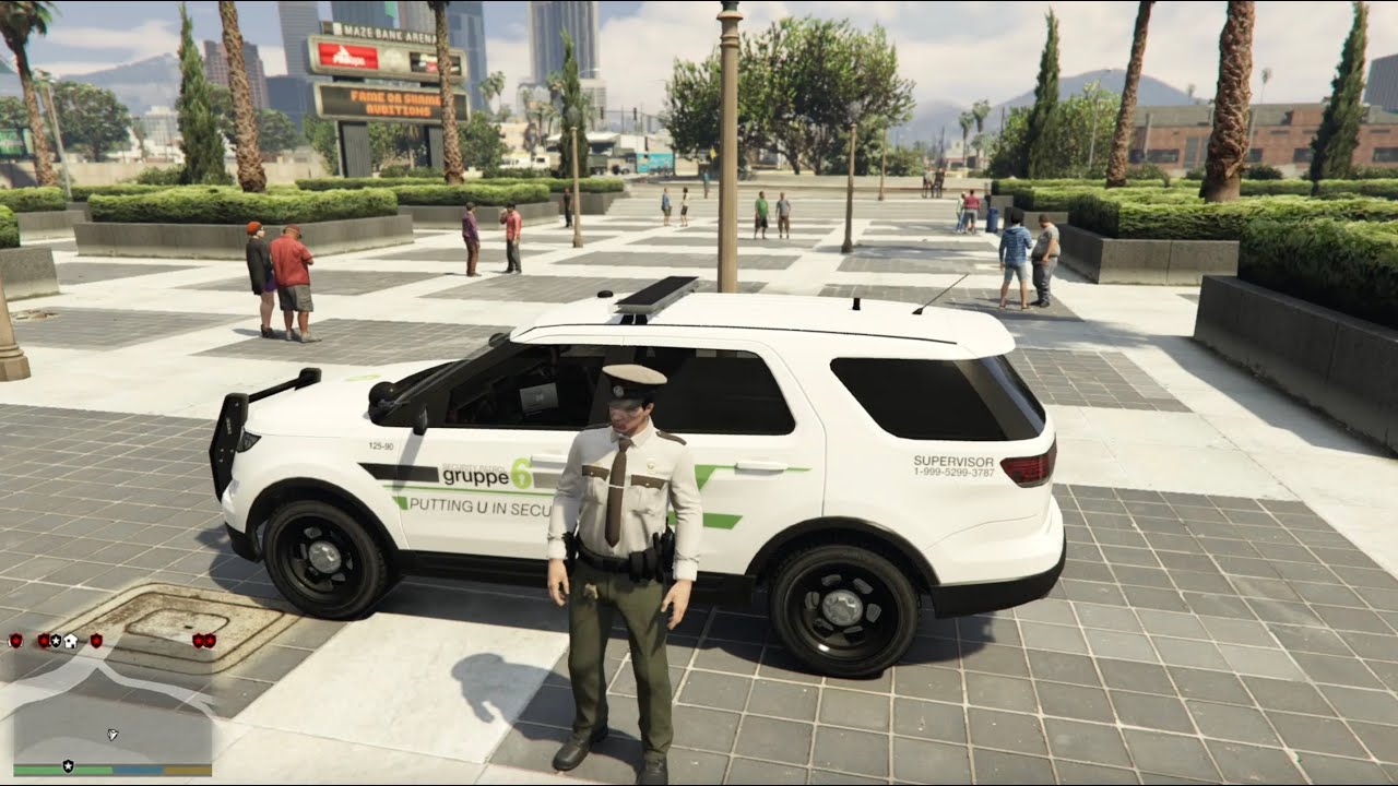 LSPDFR, Gruppe 6 Security Part 3 (GTA V) - YouTube