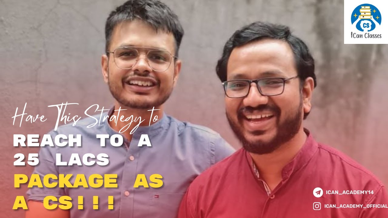 Have This Strategy to Reach to a 25 Lacs Package as a CS!!! - YouTube
