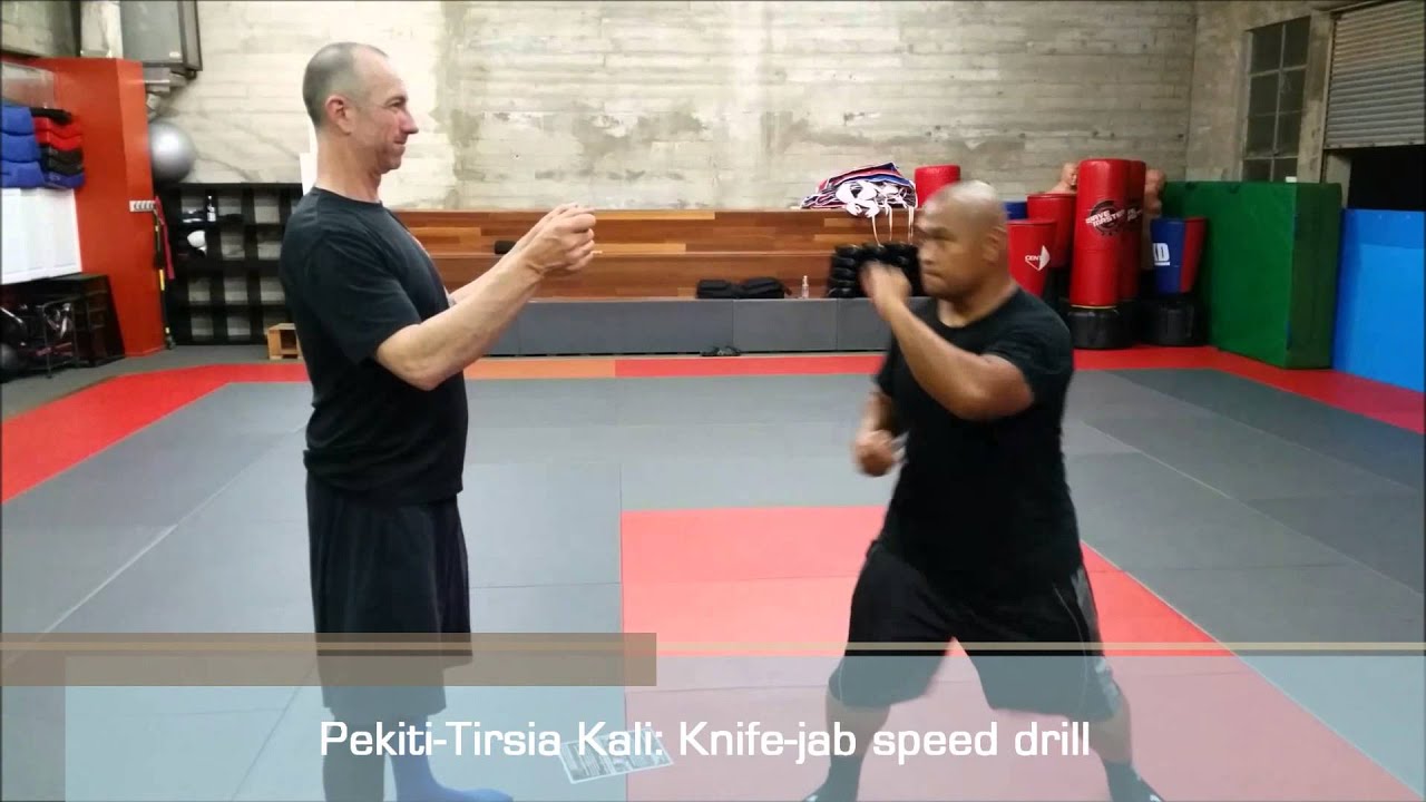 Pekiti Tirsia Kali [PTK-SMF]: Knife jab practice - YouTube