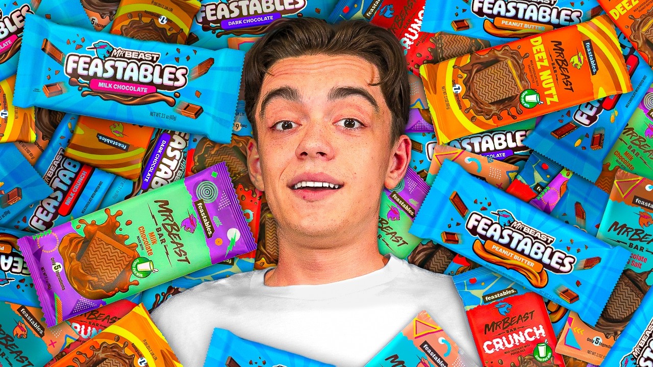 Ranking EVERY Feastables Chocolate Bar... - YouTube