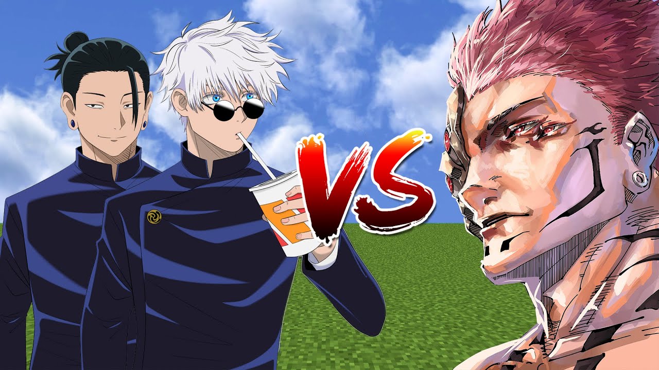 Satoru Gojo and Suguru Geto vs Sukuna (20 fingers) - Megukuna - Ryomen ...