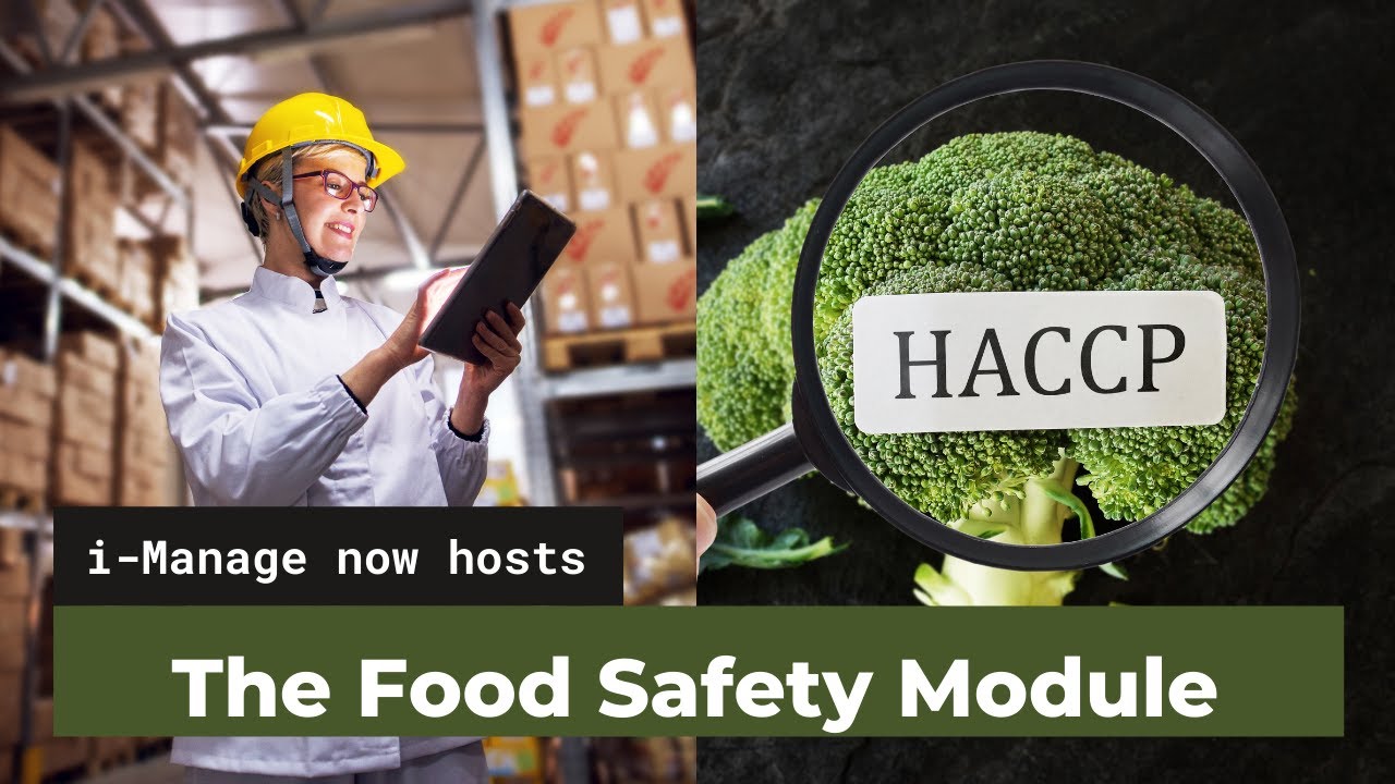 The Food Safety Module | i-Manage Electronic Safety Management System ...