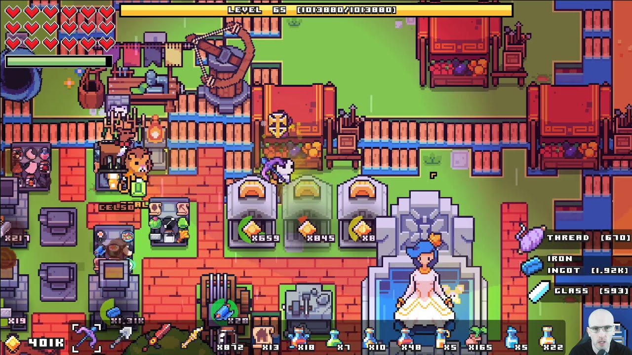 Forager Playthrough (PC) - Episode 7F: Nearing skill tree cap - YouTube