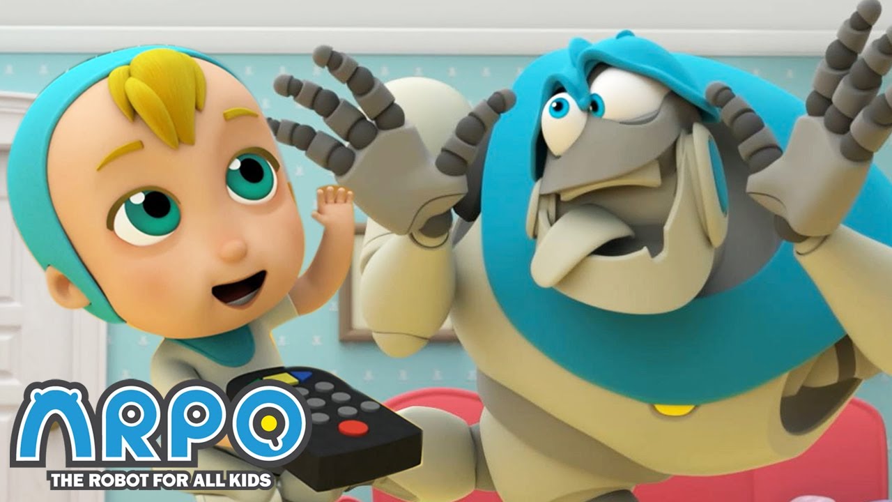 Arpo the Robot | Controlling BABY!!! | Funny Cartoons for Kids | Arpo ...