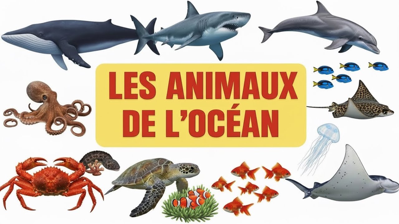 Découvre les animaux de L’océan : Découvre les merveilles marines en ...