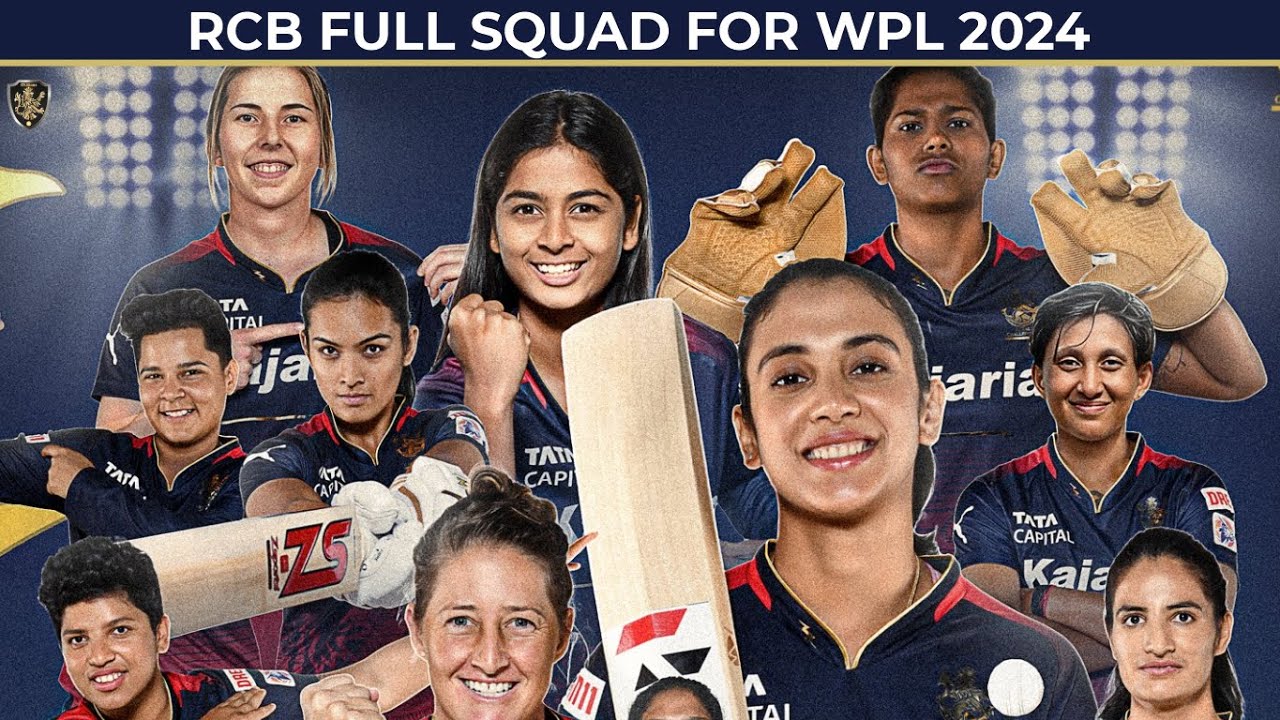 RCB full squad analysis for WPL 2024 | RCB vs CSK fan war on social ...