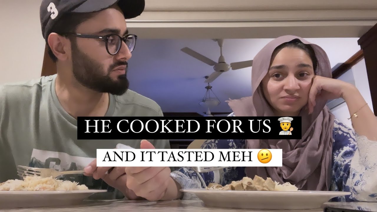 He cooked for the first time ever 😲😲 | Shocking end result 😝 - YouTube