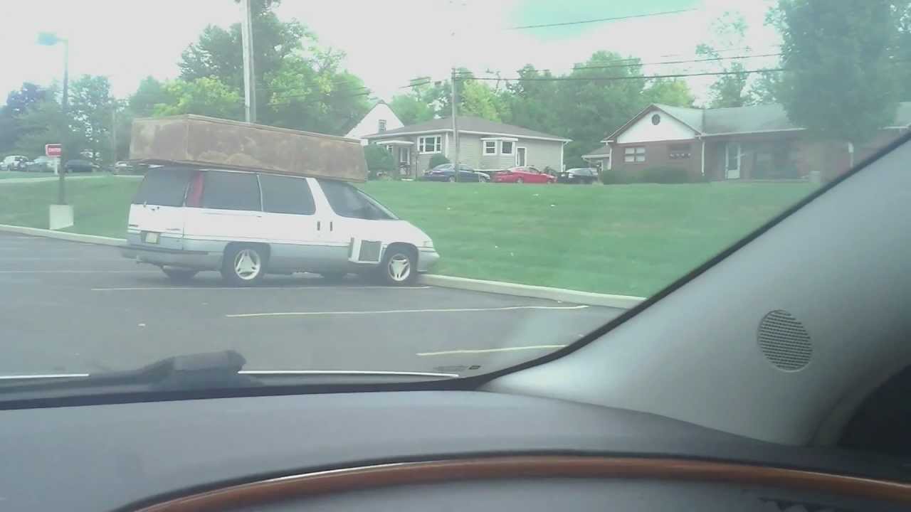 Car air conditioner FAIL funny plus big wooden box on top ? Van ...