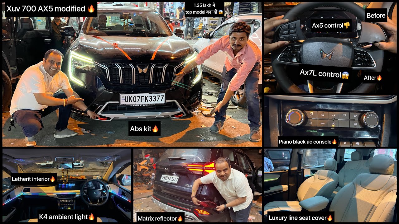 Xuv700 ax5 modified xuv700 modified mahindra xuv700 genuine accessories ...