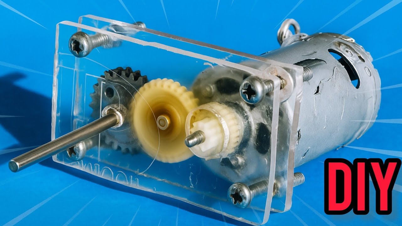 DIY Transparent Gearbox with Slow Gear Movement – An Extremely ...