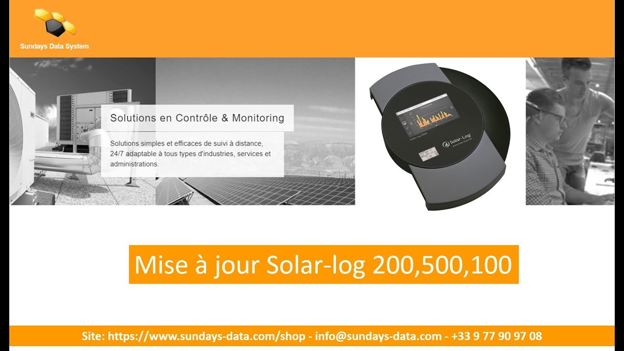 Mise à jour Solar-Log 200, 500 et 1000 - YouTube