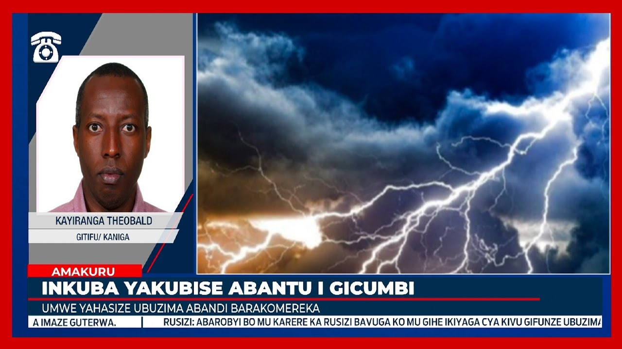 Gicumbi: Abantu 7 bakubishwe n'inkuba umwe arapfa - YouTube