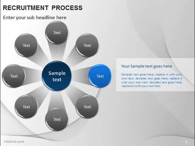 Recruitment Process Powerpoint Template Sketchbubble