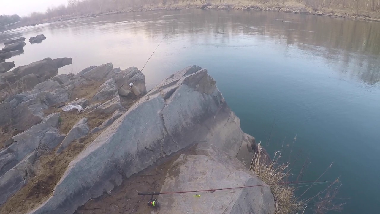 2017 fishing chainbridge potomac river for catfish - YouTube