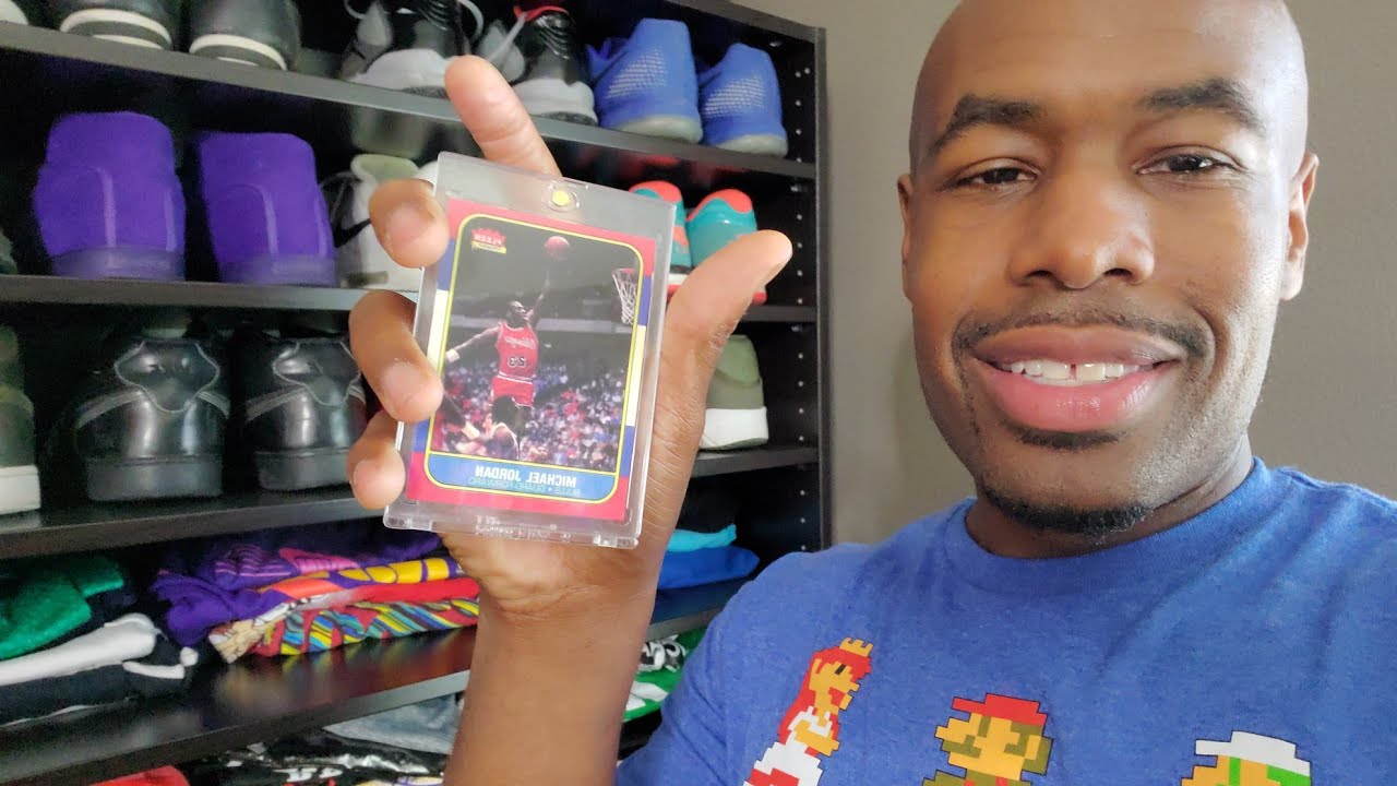 J Funk and friends interrupt me showing my Jordan Rookie Card in my ...
