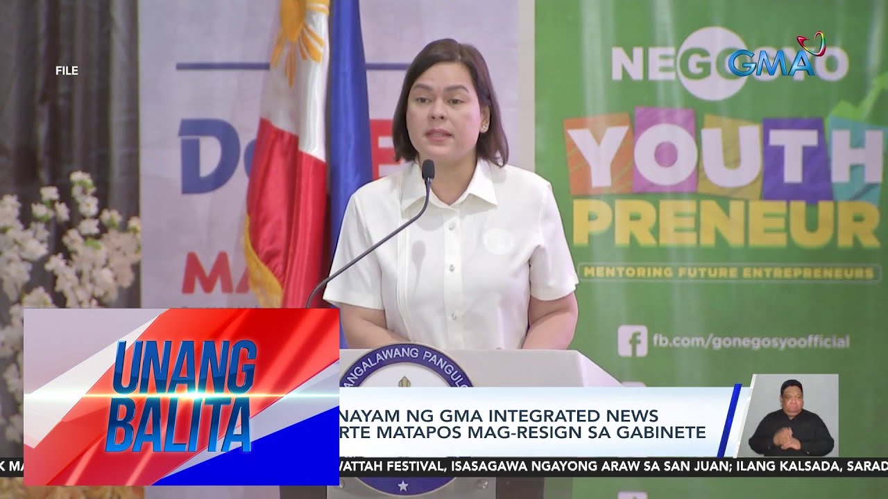 Eksklusibong panayam ng GMA Integrated News kay VP Sara Duterte matapos ...