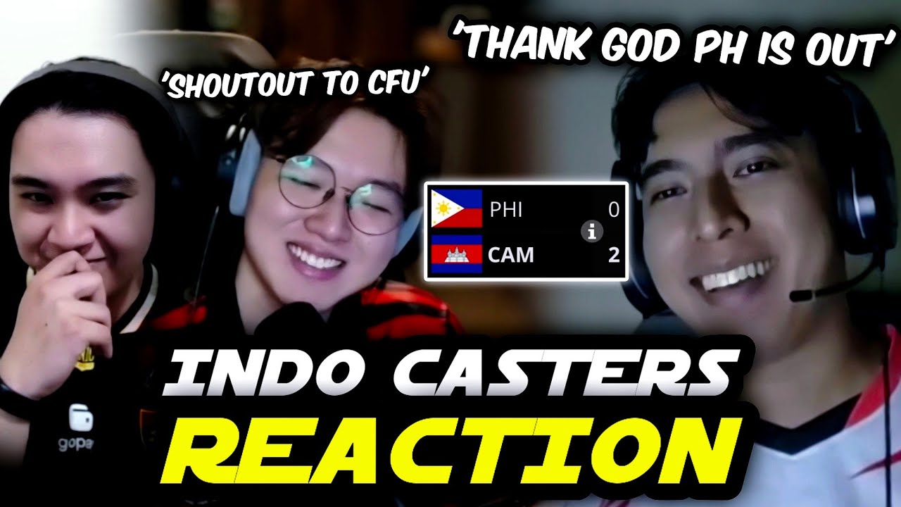 Indo Casters' Reaction to PH's Sibol Team Getting DRAWN OUT in IESF ...