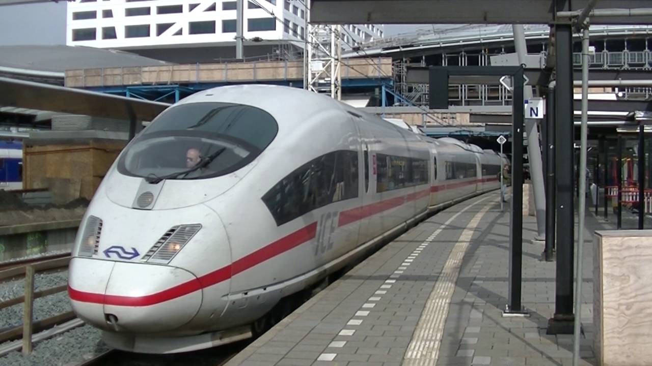 NS ICE 4652 vertrekt van station Utrecht Centraal - YouTube
