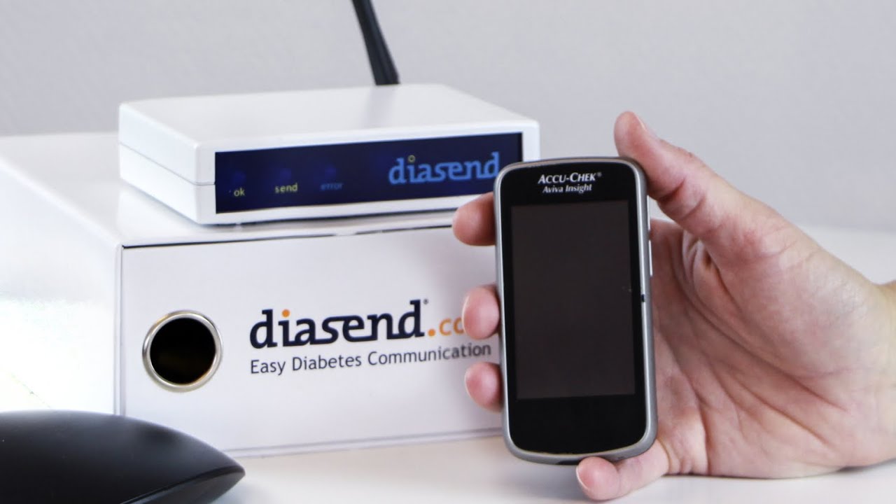 diasend® Clinic - Uploading Roche Accu-Chek Insight insulin pump - YouTube